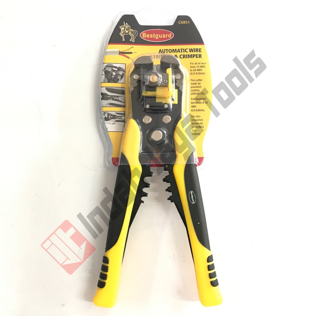Jual BESTGUARD C6851 Automatic Wire Stripper Crimping Tang Kupas Kabel | Shopee Indonesia