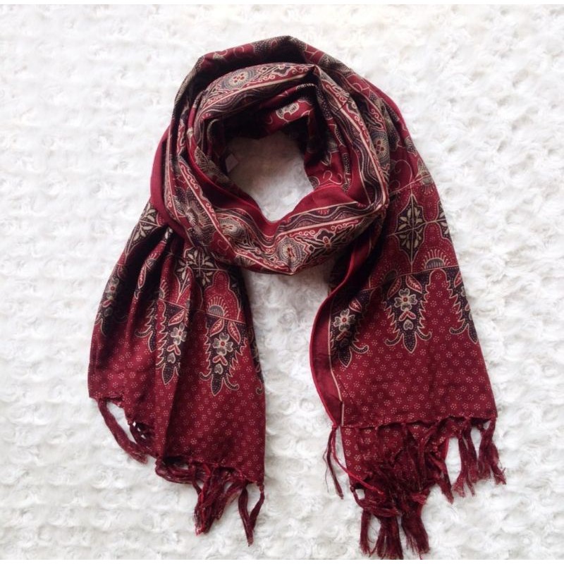 Jual Syal Batik / Scarf Batik / Shawl Batik / Syal Fashion / Selendang ...