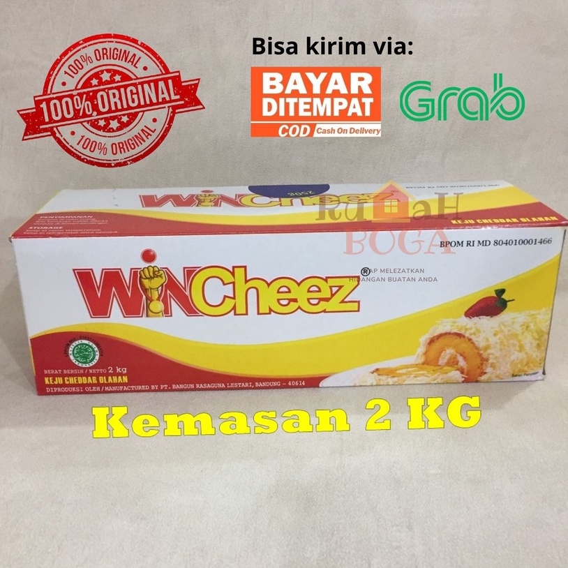 Jual Keju WINCHEEZ Wincheese CHEDDAR Chedar Cedar Cheese 2kg 2 kg ...