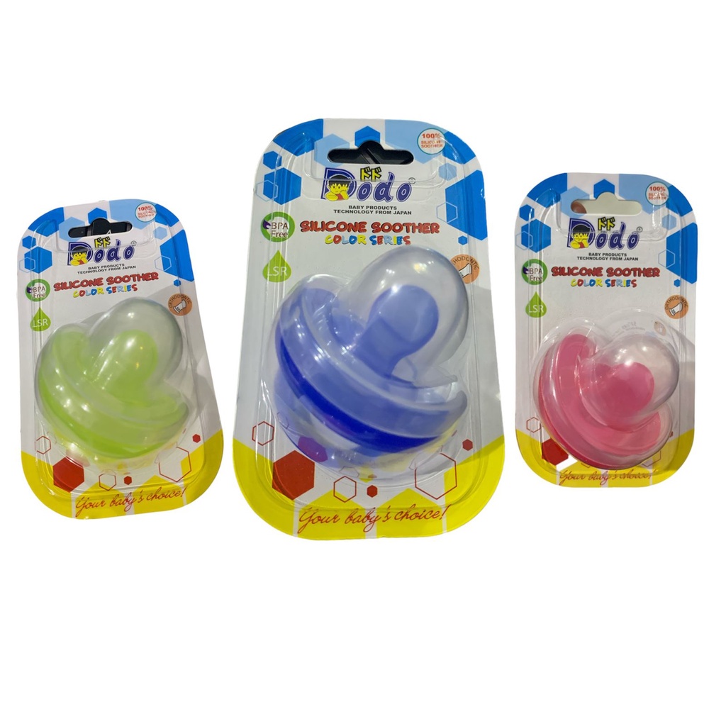 Jual Dodo Silicone Soother Color Series - Kompeng / Dot Bayi | Shopee ...