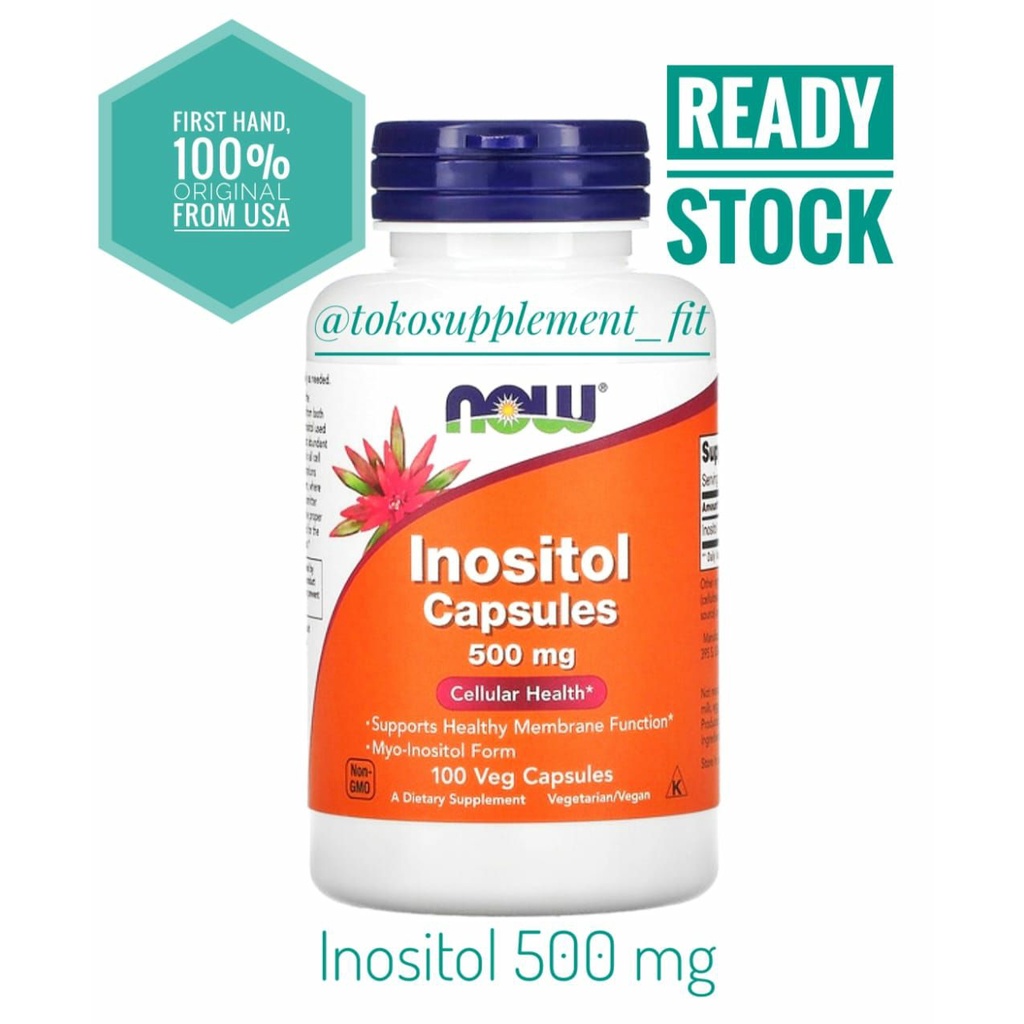 Jual Now Inositol Capsules 500 mg isi 100 | Shopee Indonesia