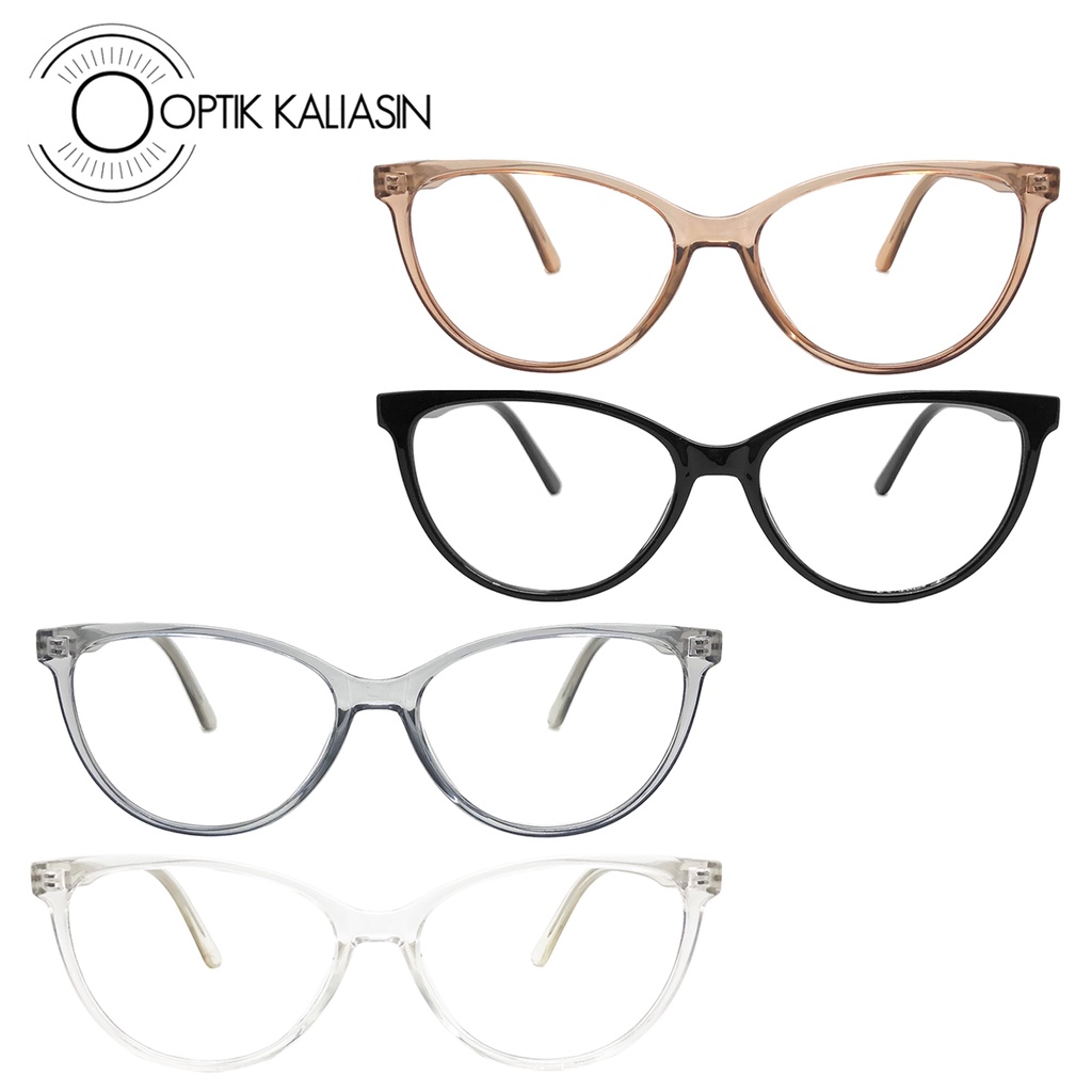 Jual OPTIK KALIASIN - Frame Kacamata wanita cat eye mata kucing fashion gaya kekinian YK7764 ...