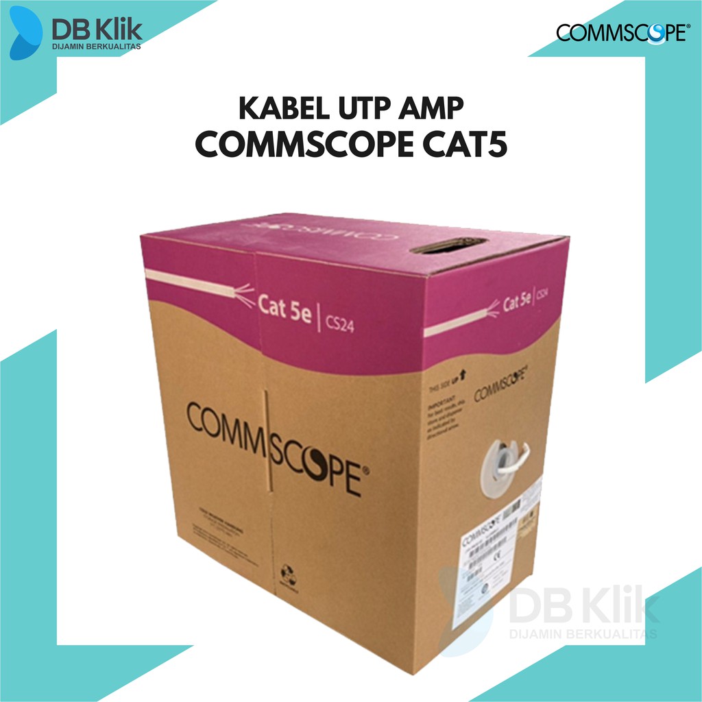 Jual Kabel LAN UTP Cable Cat5 Commscope | Shopee Indonesia