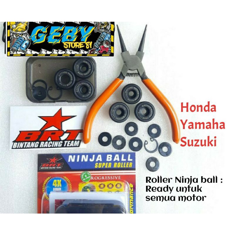 Jual Roller BRT NINJA BALL Vario 125 Beat Fi Scoopy Nmax Mio Genio Pcx ...