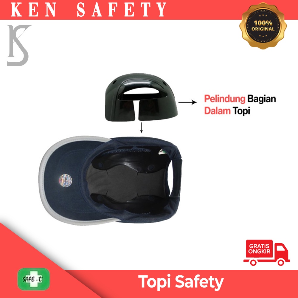 Jual Topi Safety/Pelindung Sport Bump Cap Safe T | Shopee Indonesia