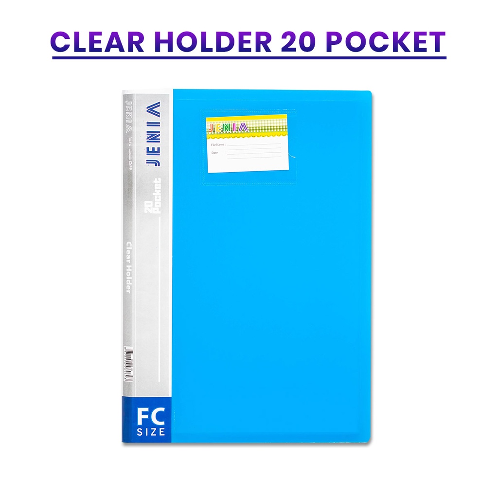 Jual Map Plastik / Map File / Clear Holder 20 Lembar Kantung Map ...