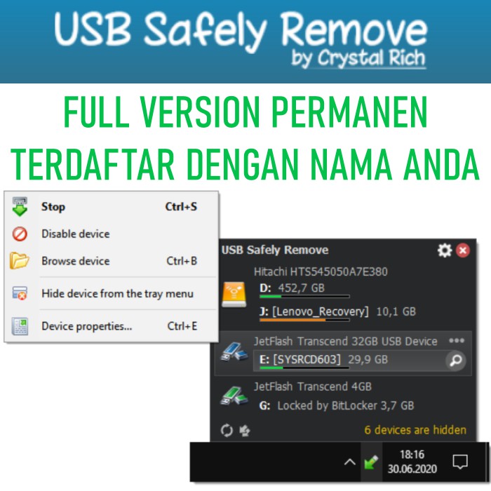 Jual USB Safely Remove | Shopee Indonesia