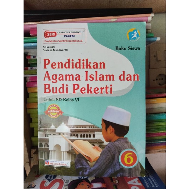 Jual buku agama Islam/pendidikan agama Islam dan budi pekerti kelas 6 ...