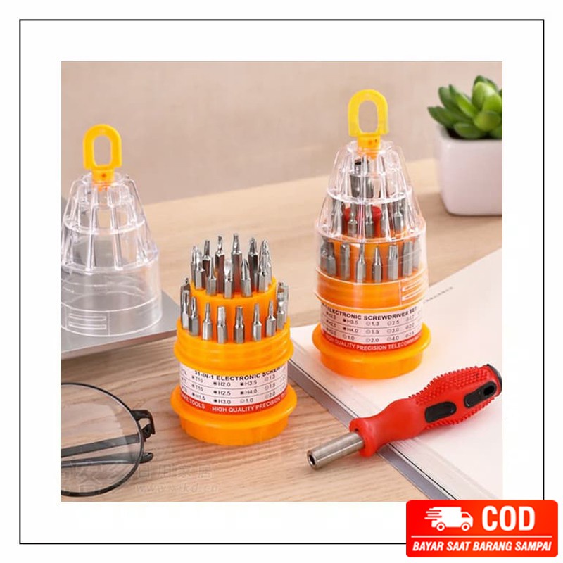 Jual Obeng Set Multifungsi/Obeng Magnetic 31 in 1 TP-6036 | Shopee Indonesia