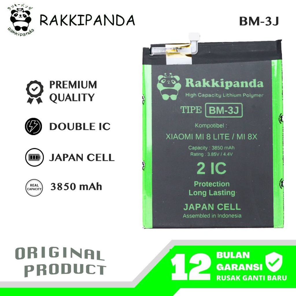 Jual RakkiPanda - BM3J Mi 8 Lite / Mi 8X Batre Batrai Baterai | Shopee ...