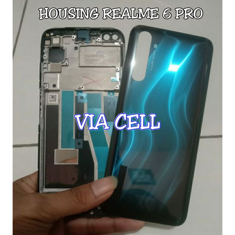 Jual Backdoor Backdor Housing Realme 6 Pro Casing + Frame lcd Tulang ...