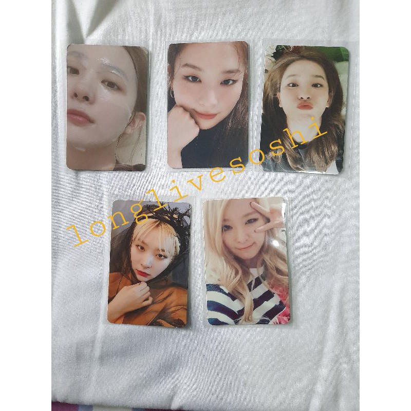 Jual OFFICIAL PHOTOCARD PC RED VELVET SEULGI ICE CREAM CAKE RBB MONSTER MIDDLE NOTE BASE NOTE ...