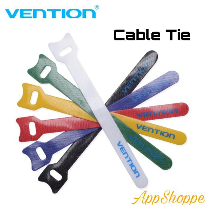 Jual Vention Cable Tie Organizer Wire Winder Velcro Cord Management ...