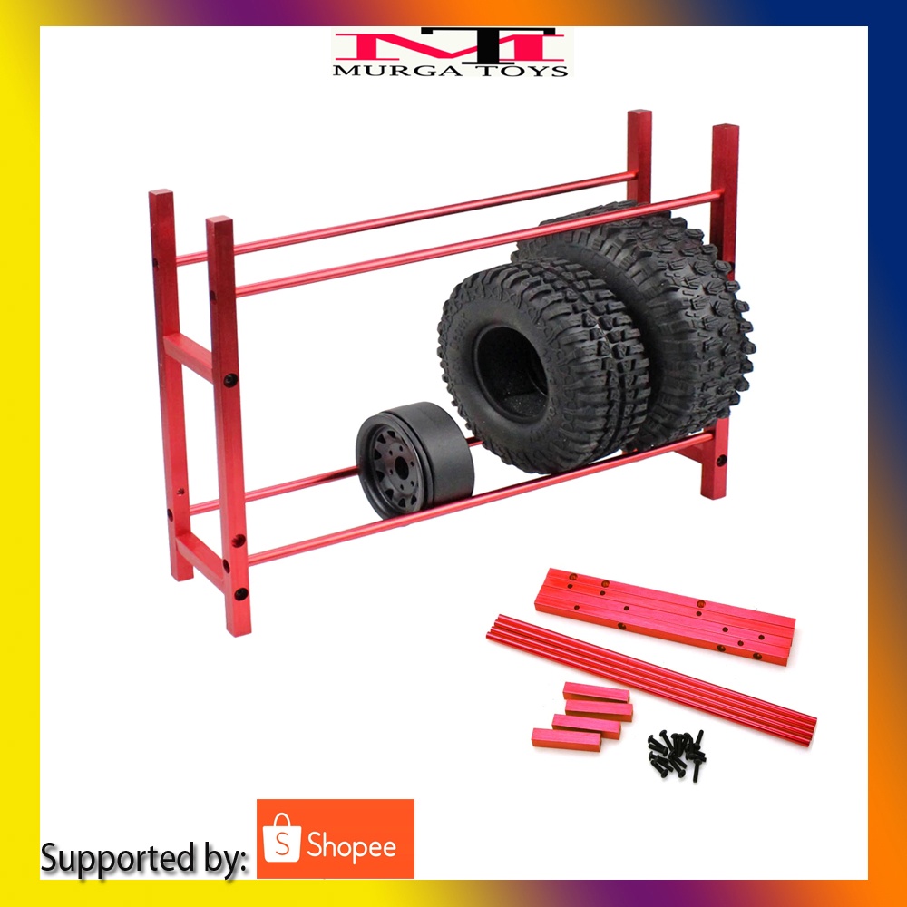 Jual METAL RAK BAN RC CAR RC TRUCK GARASI RC RAK BAN RC SCX10 TRX4 ...
