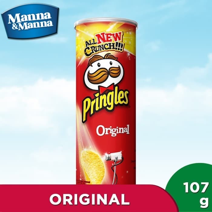 Jual Pringles Original - Keripik Kentang Pringles Original - 107 Gram ...