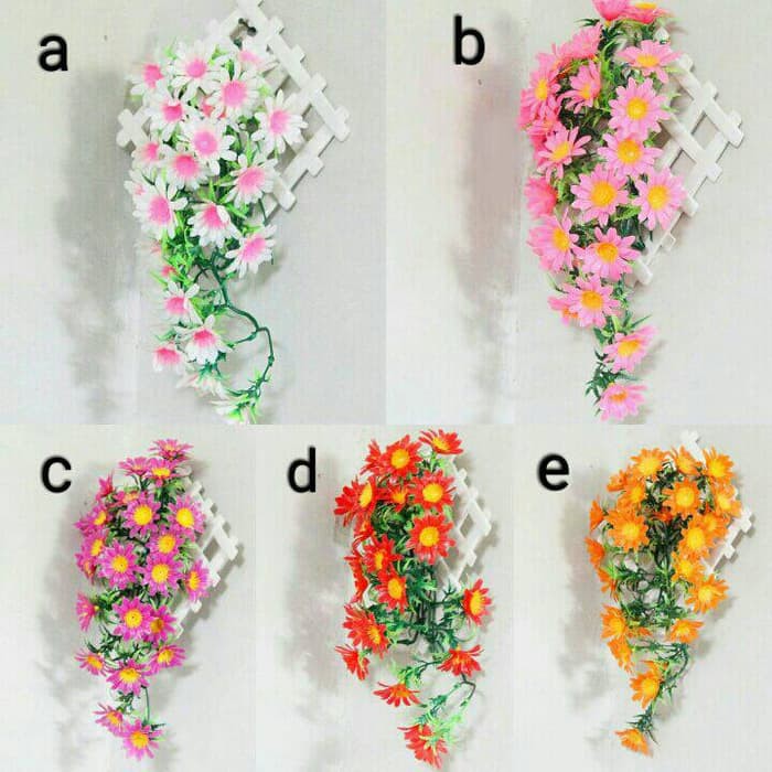 Jual PROMO MURAH bunga artificial dinding teralis tralis / artificial ...