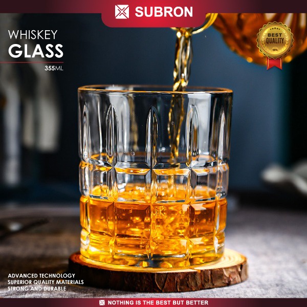 Jual SUBRON Gelas whiskey beer bir vodka kaca cangkir old fashioned ...