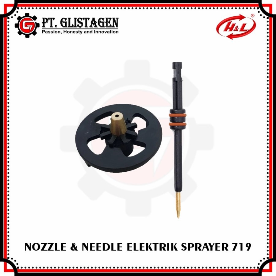 Jual Nozzle Needle Set Sprayer Electric Gun Alat Semprot Cat Besi ...