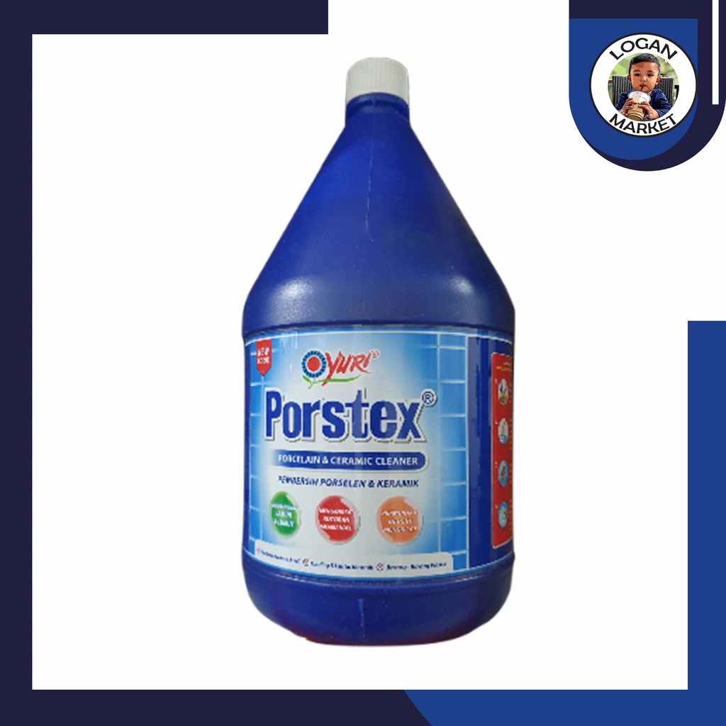 Jual Yuri Porstex Biru Ungu 2 Liter 2000ml Pembersih Lantai Keramik ...