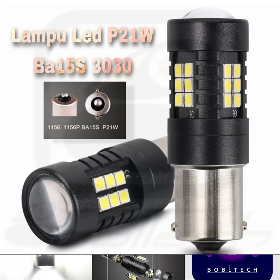 Jual BOBLTECH 1 Buah Lampu Mundur Toyota Innova Led Bayonet 1156 BA15S ...