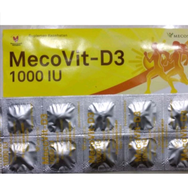 Jual Mecovit d3 1000 iu per 30 tablet( ED.2023) | Shopee Indonesia
