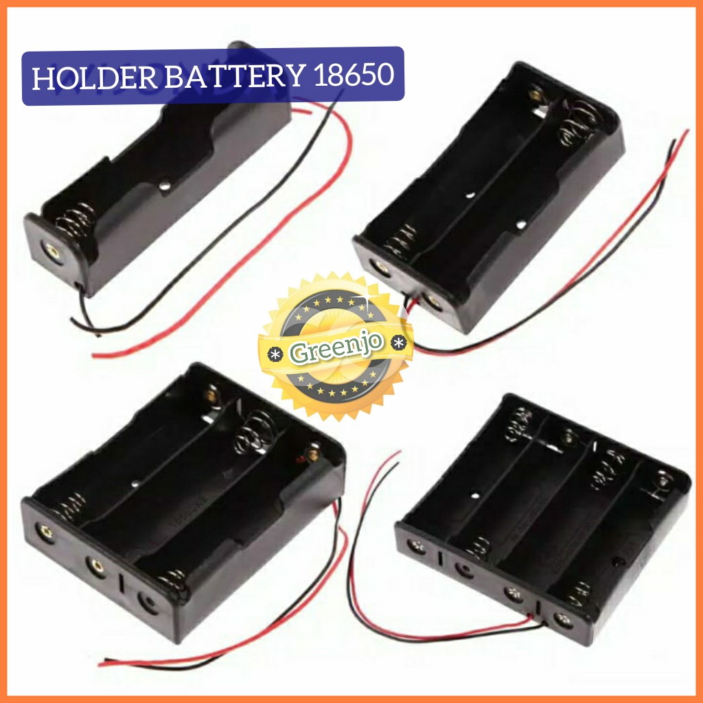 Jual Holder Baterai 18650 Battery Case Batere Box Kotak Batre Dengan ...