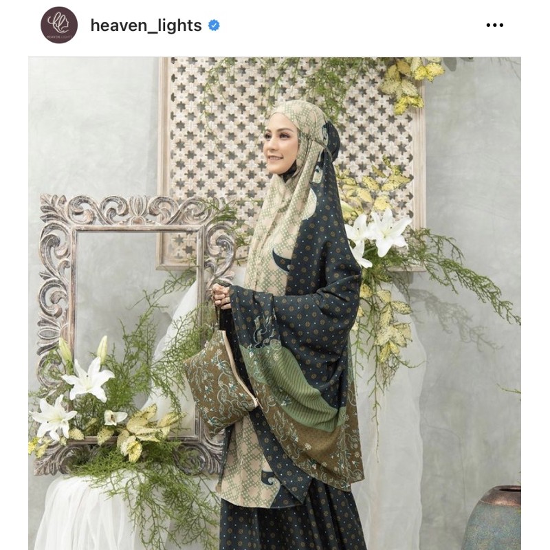 Jual NAFEEZA IN OCEAN TEAL BY HEAVENLIGHTS (PRAYER SET) | Shopee Indonesia