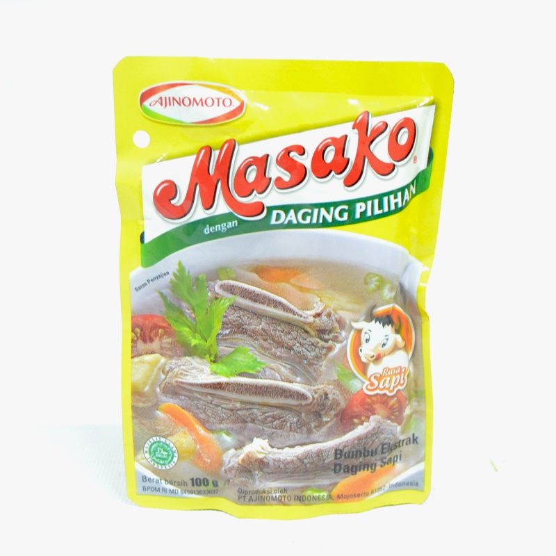 Jual Masako Bumbu Penyedap Kaldu Sapi 100gr Shopee Indonesia