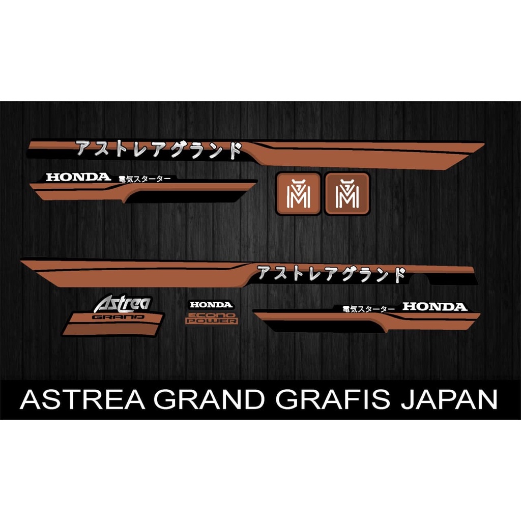 Jual STIKER STRIPING VARIASI ASTREA GRAND GRAFIS JAPAN | Shopee Indonesia