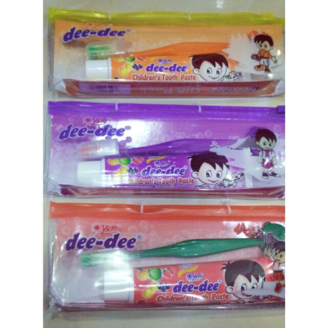 Jual Dee Dee Gift Pack Toothpaste & Toothbrush | Shopee Indonesia