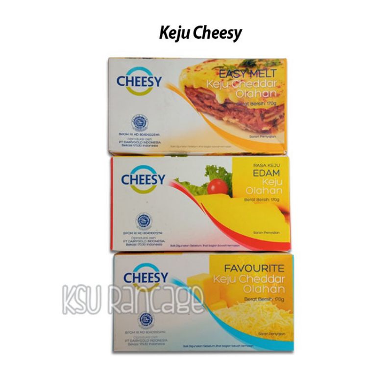 Jual Keju Cheddar Merk Cheesy 170 Gram | Shopee Indonesia