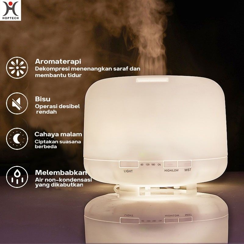 Jual Humidifier Diffuser Aroma Terapi Esensial Oil Remote 7 Color LED ...