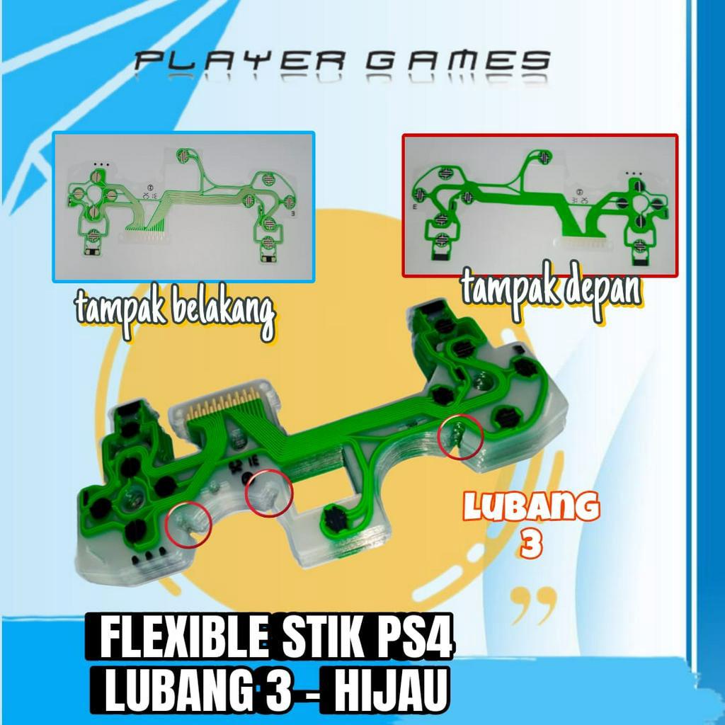Jual FLEXIBLE PS4 LUBANG 3 HIJAU PCB STIK PS4 DS4 LUBANG 3 HIJAU ...