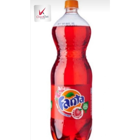 Jual minuman fanta rasa strawberry ukuran 1000 ml | 1 liter botol ...