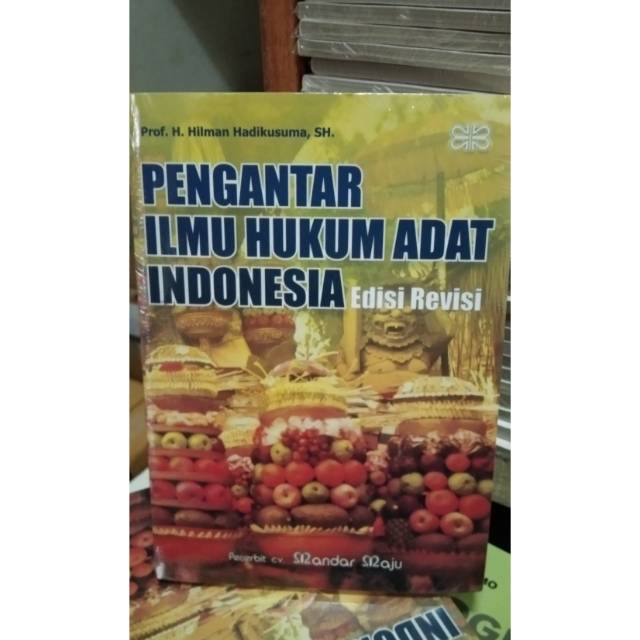 Jual PENGANTAR ILMU HUKUM ADAT INDONESIA (EDISI REVISI) | Shopee Indonesia
