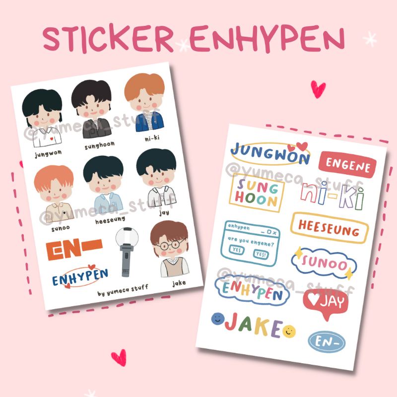 Jual STICKER CHIBI ENHA | Shopee Indonesia