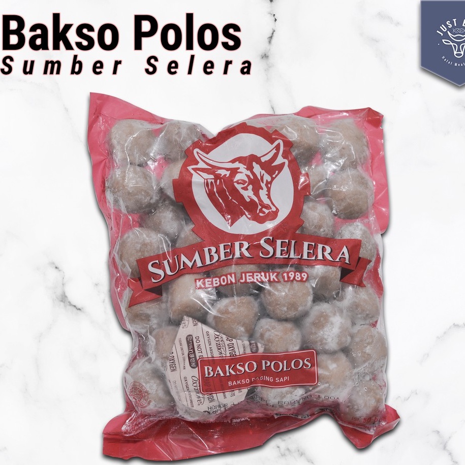 Jual Bakso Sapi Sumber Selera / SB Bakso Sapi Polos 50pcs | Shopee Indonesia