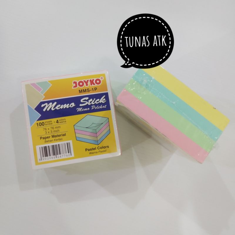 Jual JOYKO MEMO STICK MMS-1P PASTEL COLORS | Shopee Indonesia