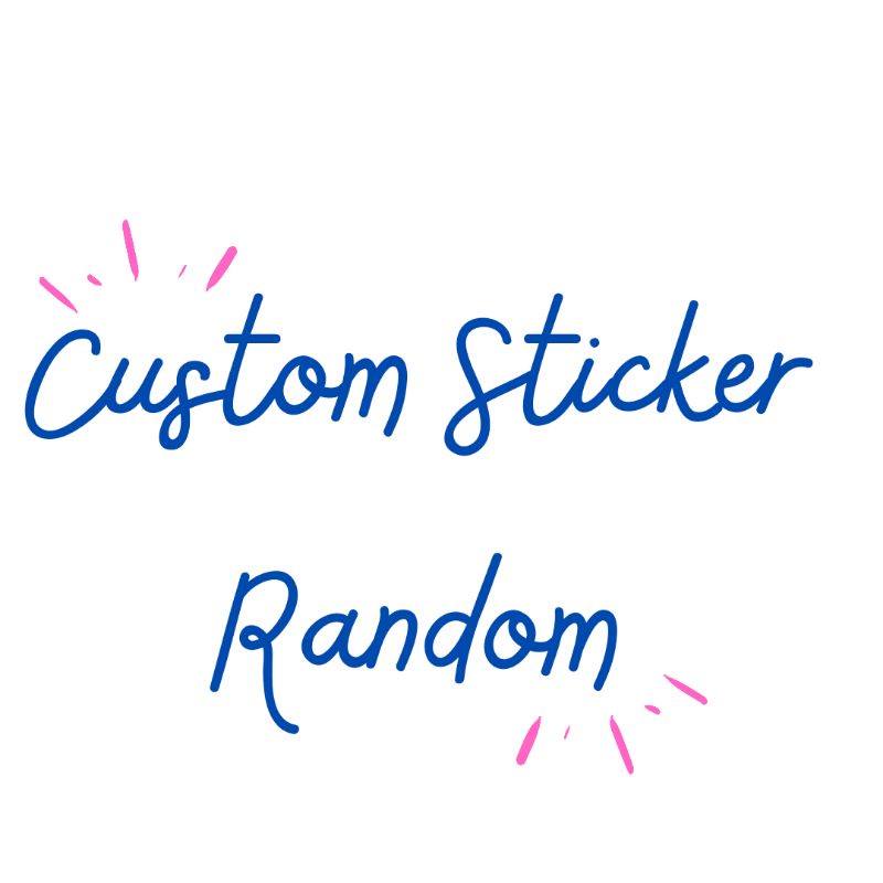 Jual [min. beli 50 pcs] Custom Sticker Random PART1 | Shopee Indonesia