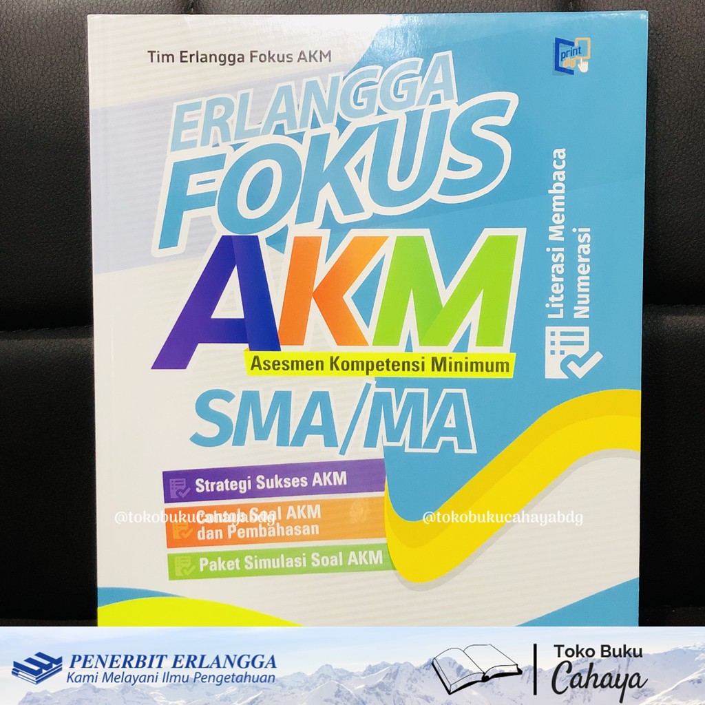 Jual FOKUS AKM SMA / MA (Asesmen Kompetensi Minimum) Erlangga | Shopee Indonesia