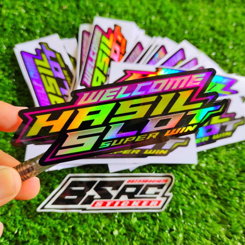 Jual sticker hasil slot hologram premium | Shopee Indonesia