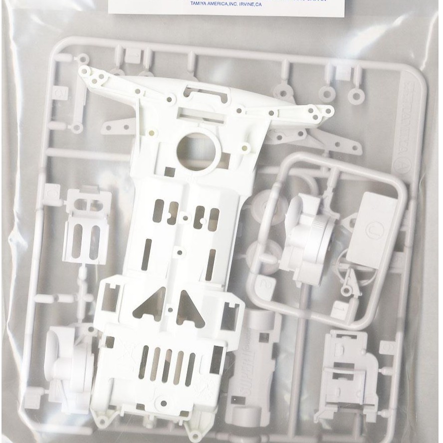 Jual TAMIYA - Super II Reinforced Chassis (White) (Mini 4WD) Original ...