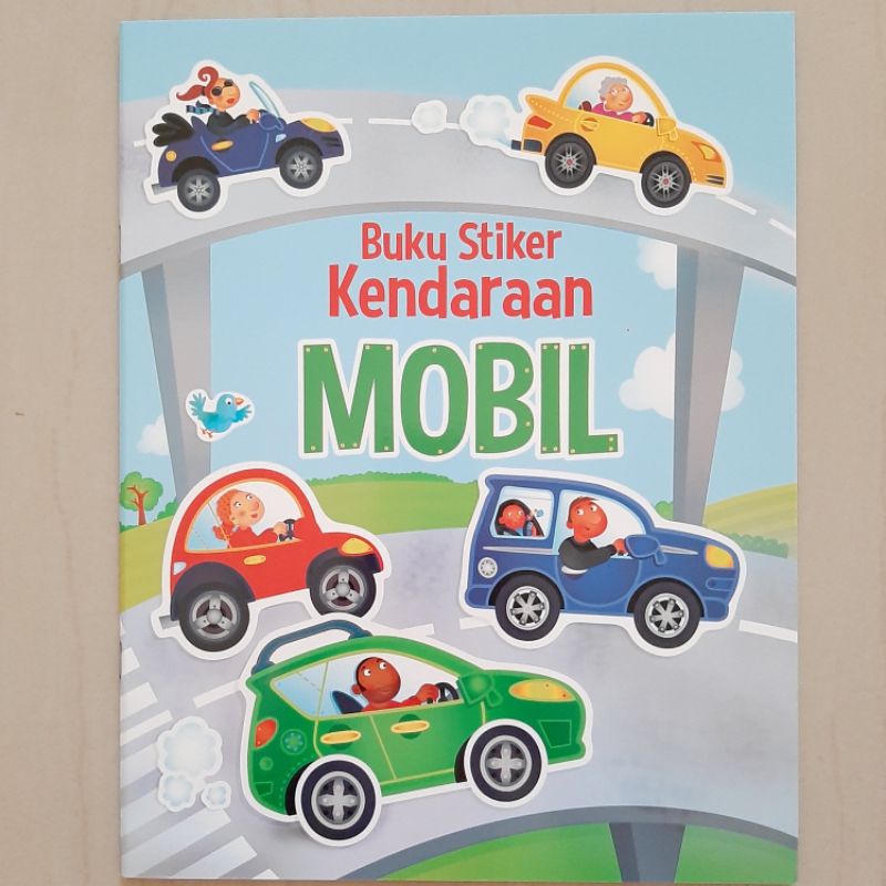 Jual Buku Aktivitas Anak Asah Kreatifitas / Buku Stiker Kendaraan Mobil ...