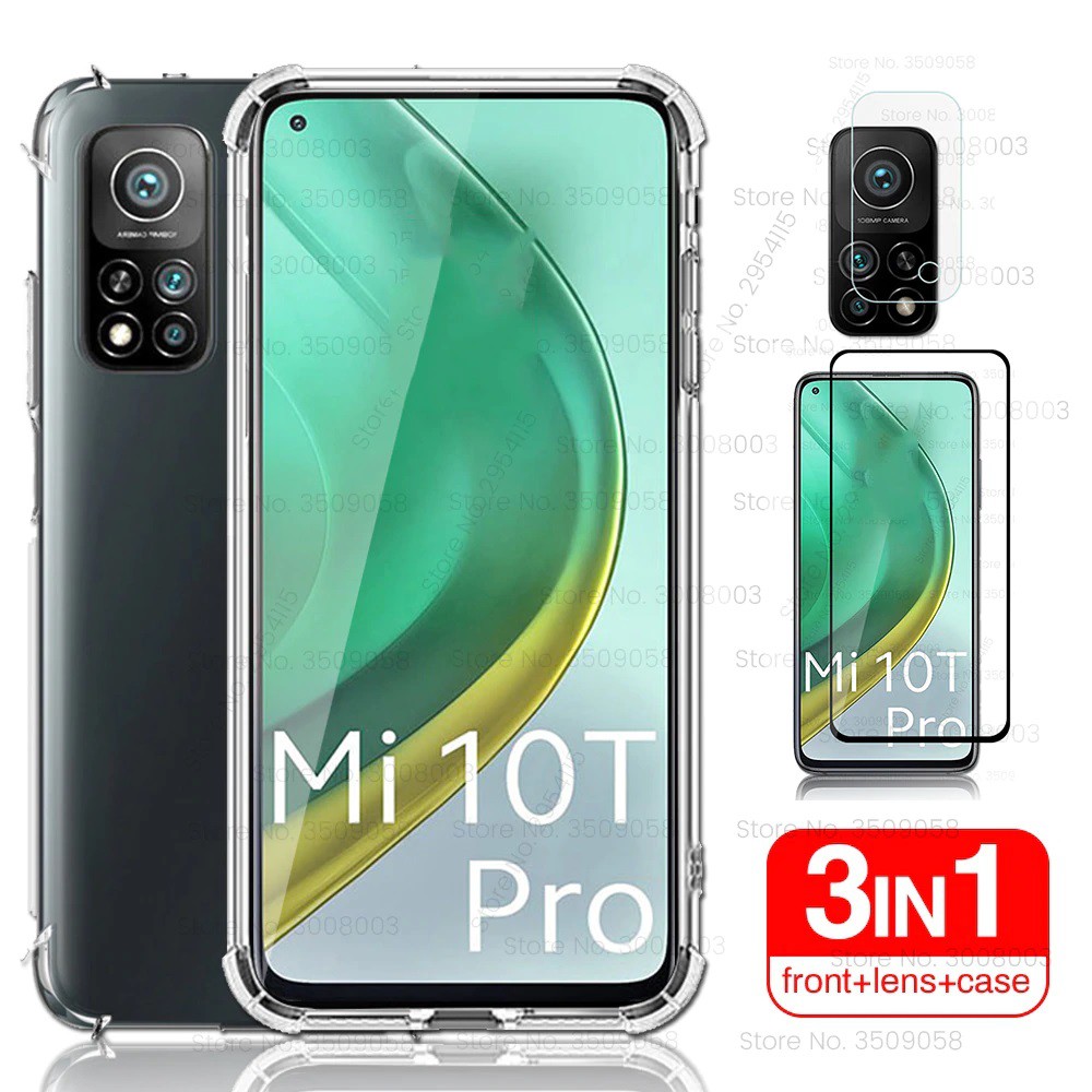 Jual PAKET Xiaomi Mi 10T & Mi 10T Pro Case Softcase Clear Camera Lens ...