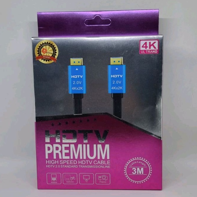 Jual EYOTA KABEL HDMI VERSI 2.0 3 METER SUPPORT 4K 2K HIGH SPEED HDTV ...