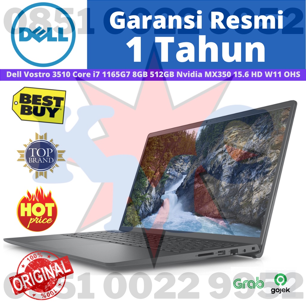 Jual Dell Vostro 3510 Core i7 1165G7 8GB 512GB Nvidia MX350 15.6 HD W11 ...