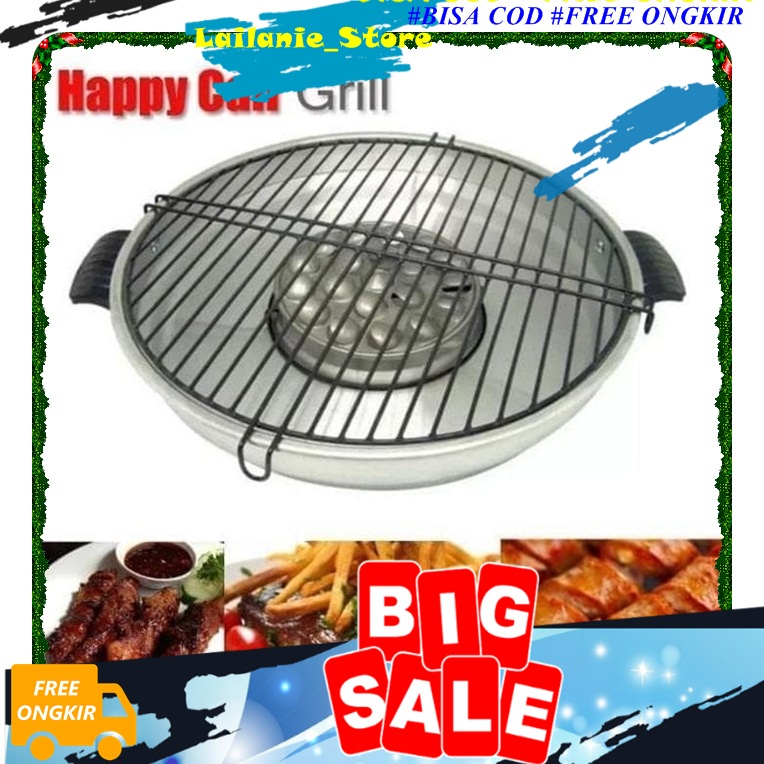Jual Alat Panggang Serbaguna Anti Lengket Populer Happy Call Grill ...