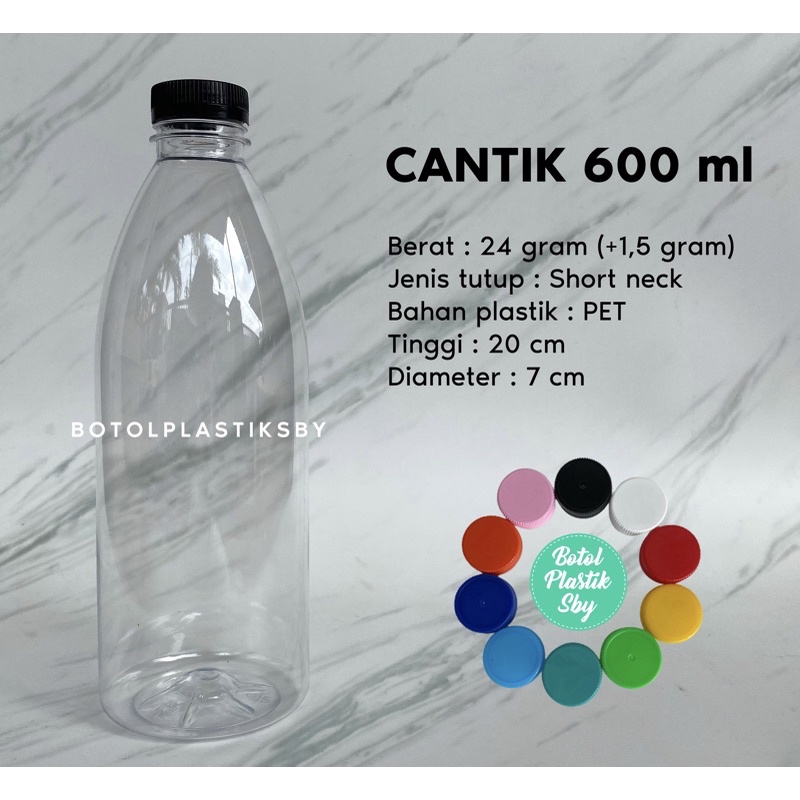 Jual [MINIMAL ORDER 20 pcs] Botol Cantik 600 ml | Shopee Indonesia