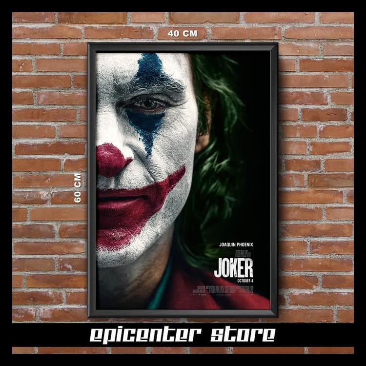 Jual Poster Film Joker - Official 2 40X60 + Frame Promo Special ...