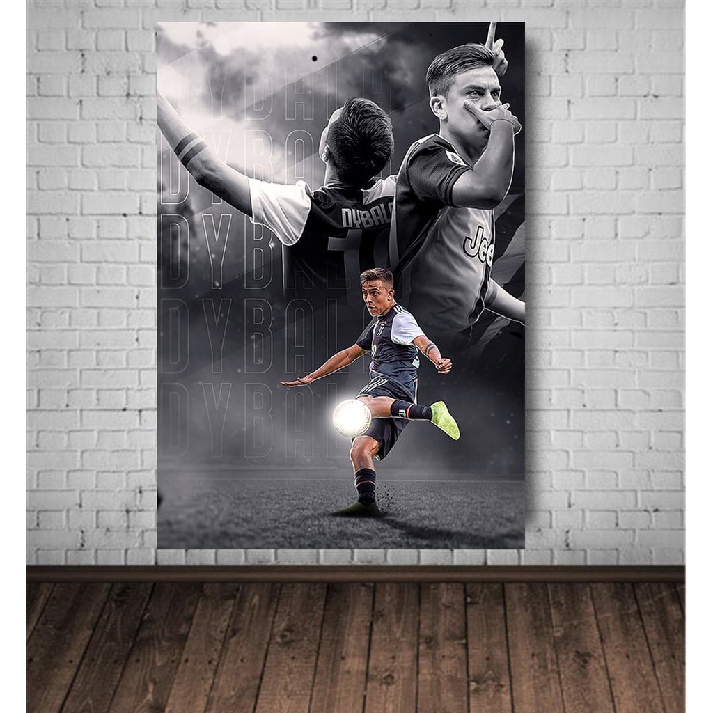 Jual poster JUVENTUS Poster DYBALA e poster frame bola A3 (30x43cm ...